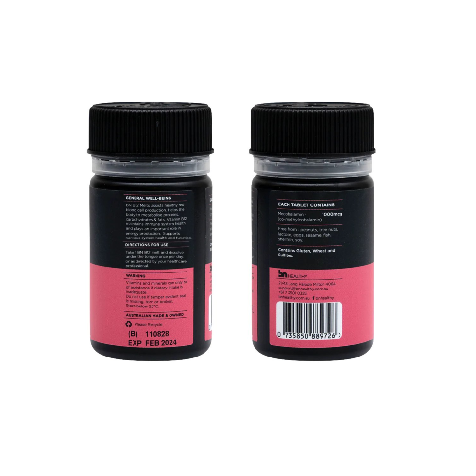 BN B12 – Vitamin B12 Melts - Dietcare Mackay